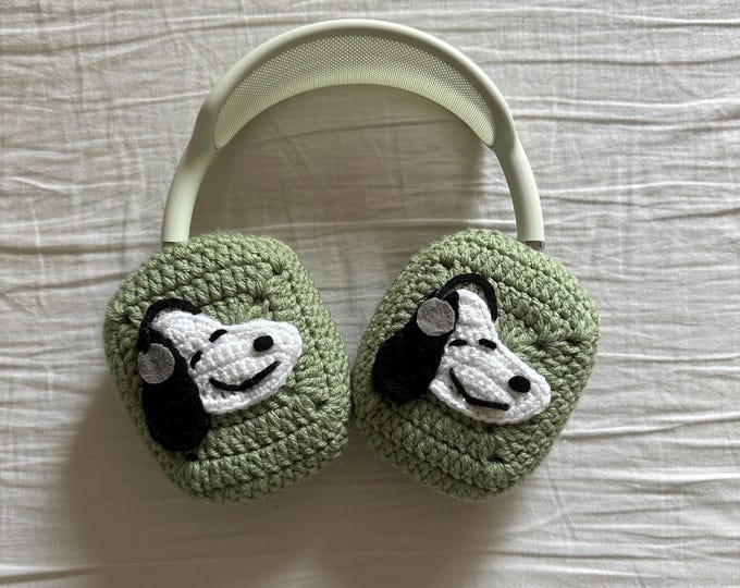 AirPod Max Headphone Covers | Snoopy With Headphones Design | AirPod ...