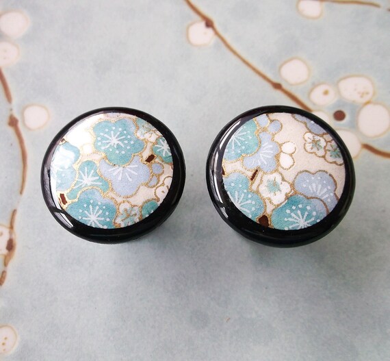 Items similar to Cabinet Knobs Pulls Hardware Japanese Black Zinc Metal ...