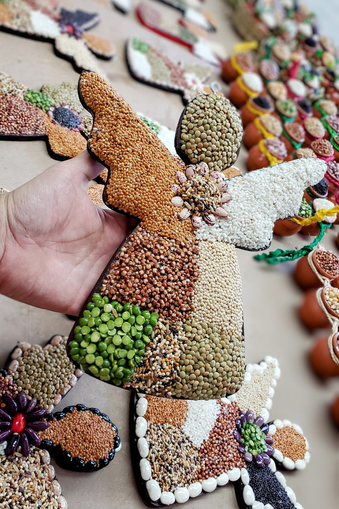 Angel of Abundance Seed, Baptism Favors, First Communion Seed Paper ...