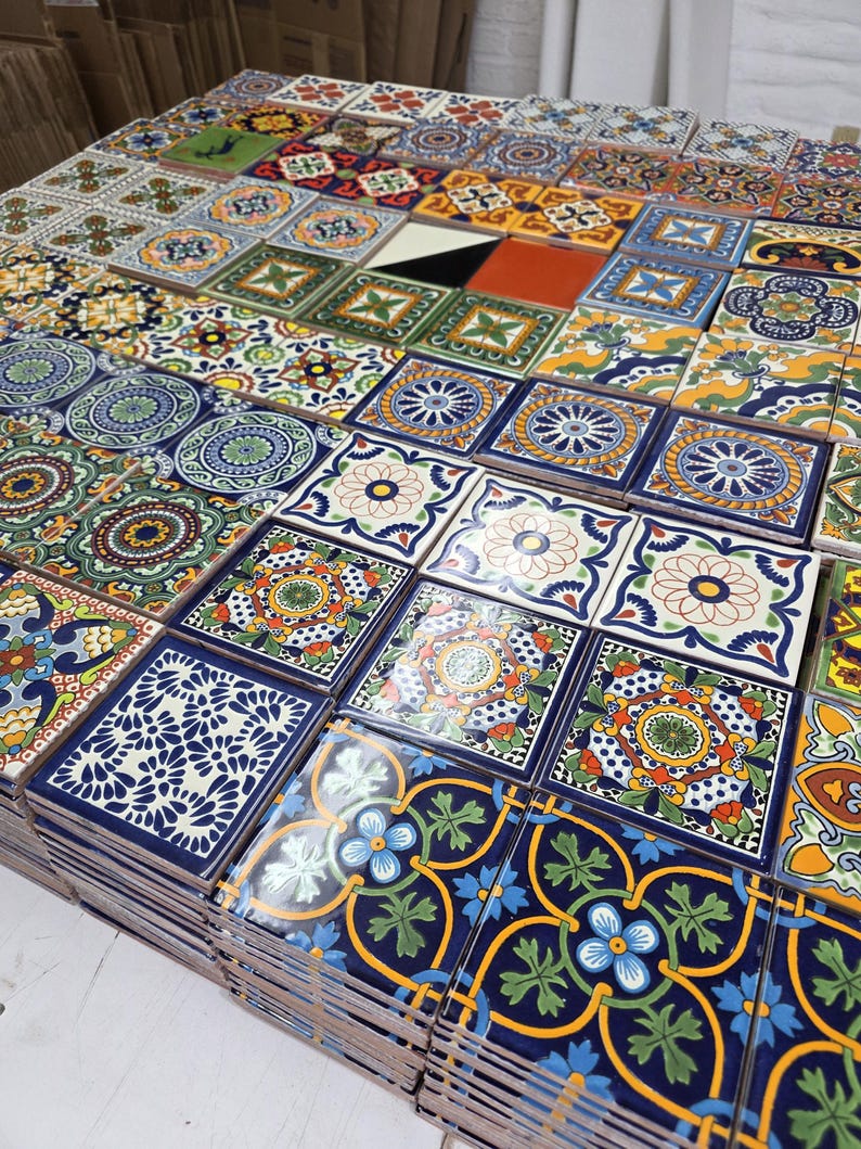 Mexican Talavera Tiles | Talavera Tiles | Hand-painted Ceramic Tiles 4 ...