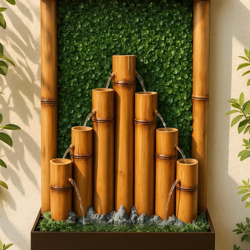 Bamboo Water Fountains Outdoor - Etsy