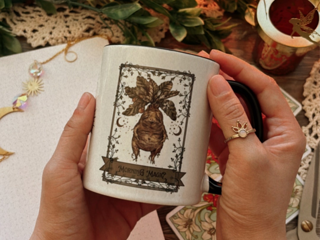 Morning Magic Mug Mandrake Root Coffee Mug Herbology Coffee Mug the ...