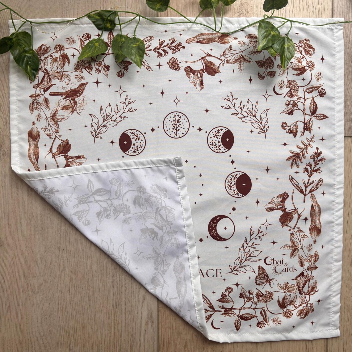 Spring Cottagecore Altar Cloth: Witchy Tarot Mat, Floral Ritual Decor ...