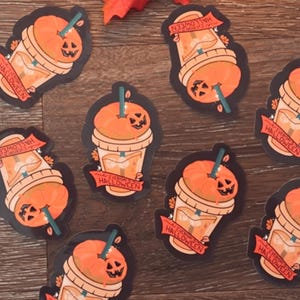 Everyday is Halloween Vinyl Sticker Black and Orange Glossy Water ...