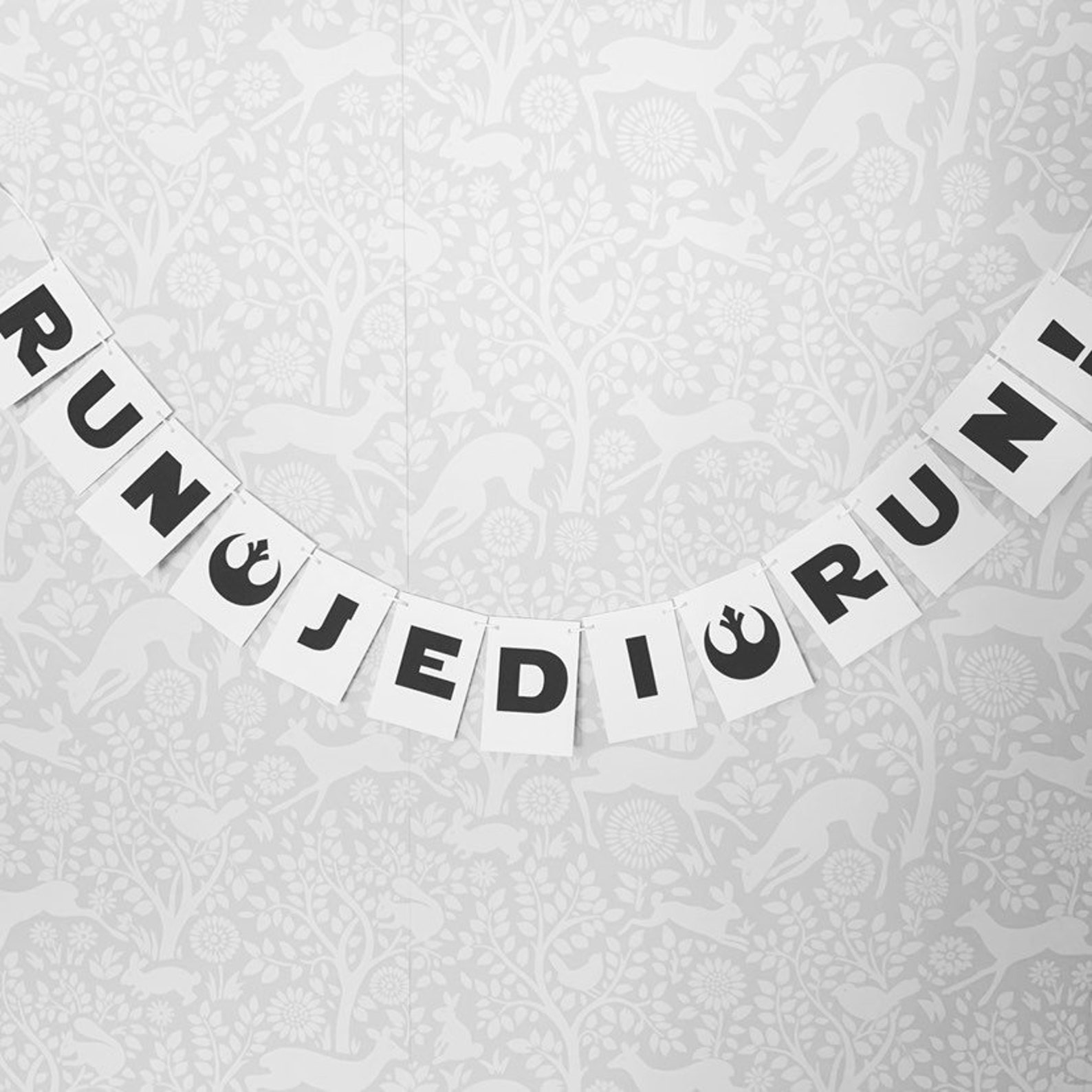 Jedi Star Wars Paper Garland Party Banner Jedi Birthday | Etsy