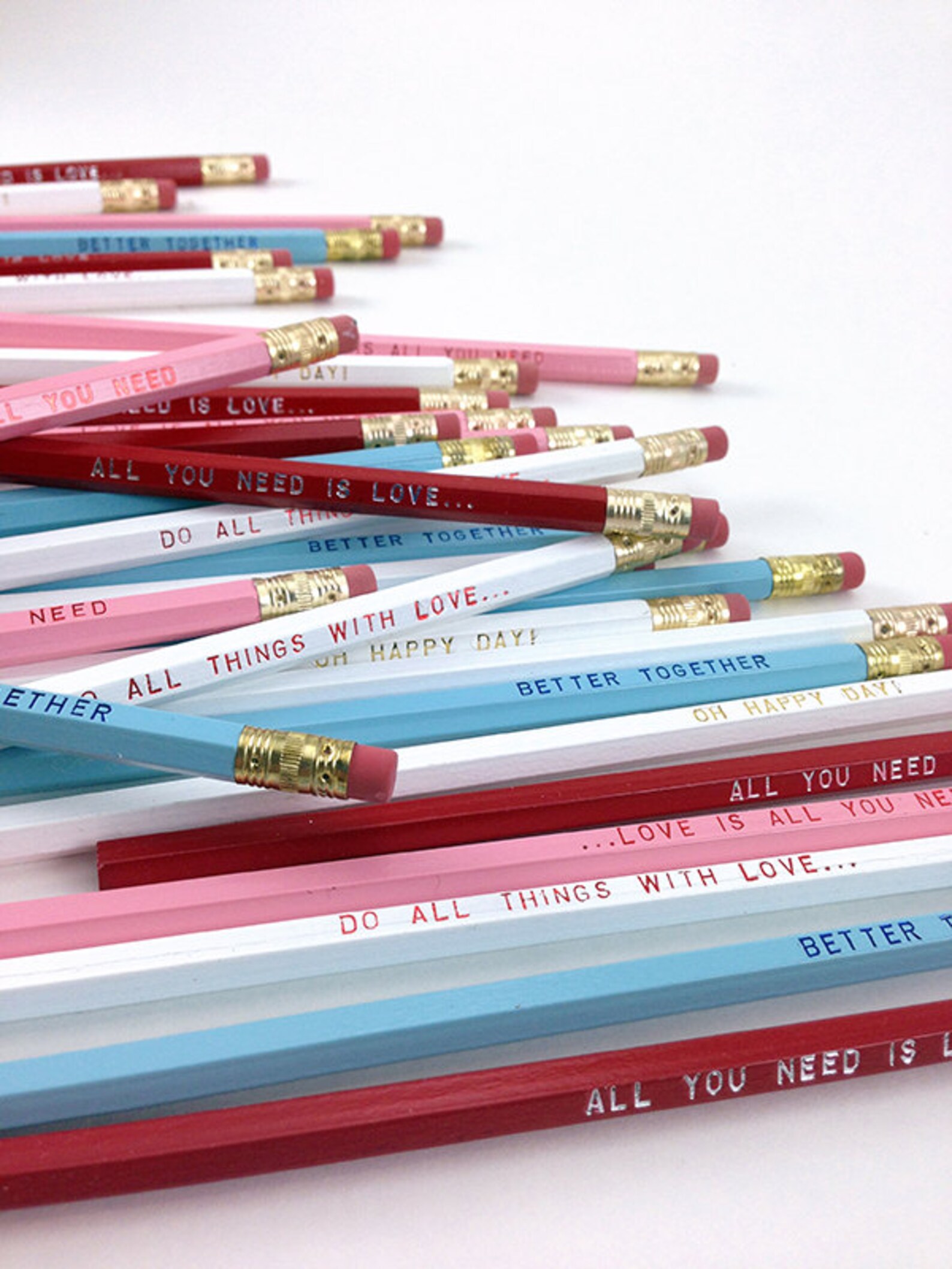 It's a Love 12 Pencil Set Better Together You're - Etsy