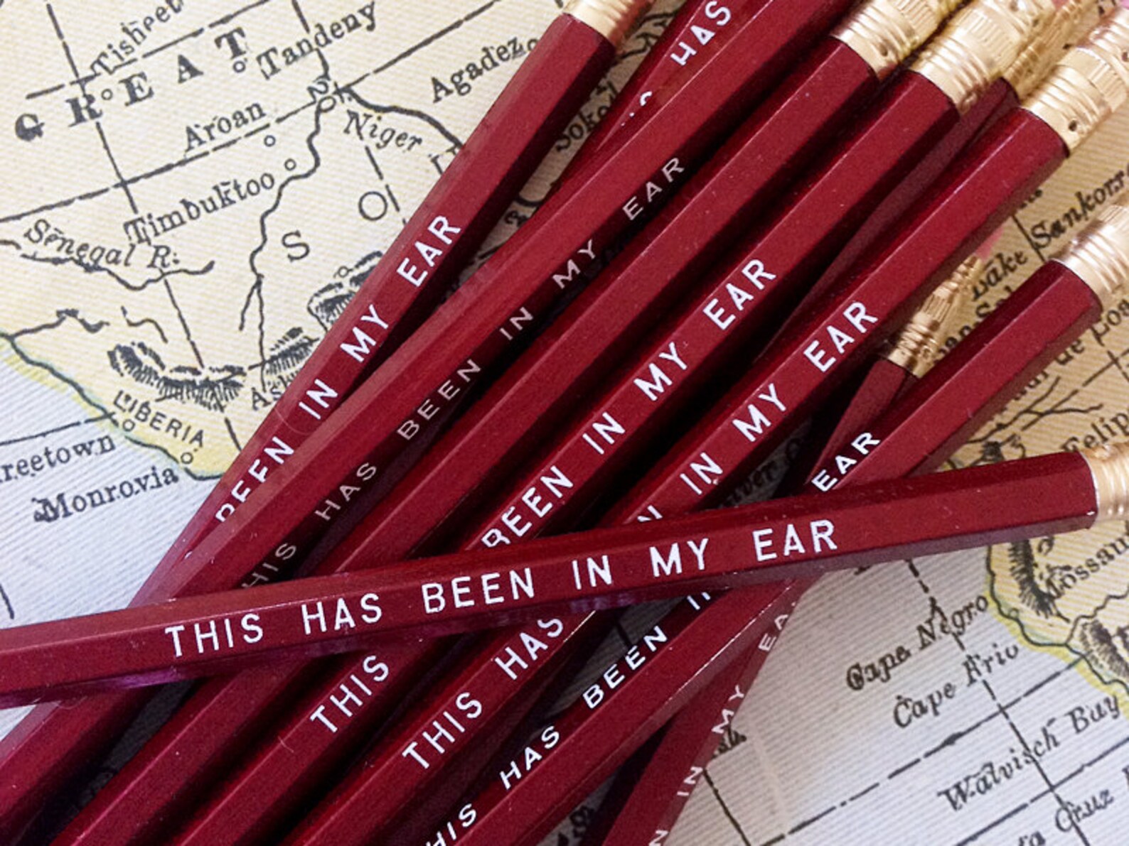This Has Been in My Ear Pencil 6 Pack Cool Stocking Gifts - Etsy
