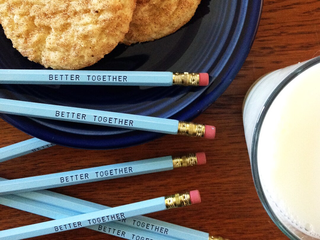 Better Together Pencil 6 Pack - Sweet and Fun Gift - Etsy
