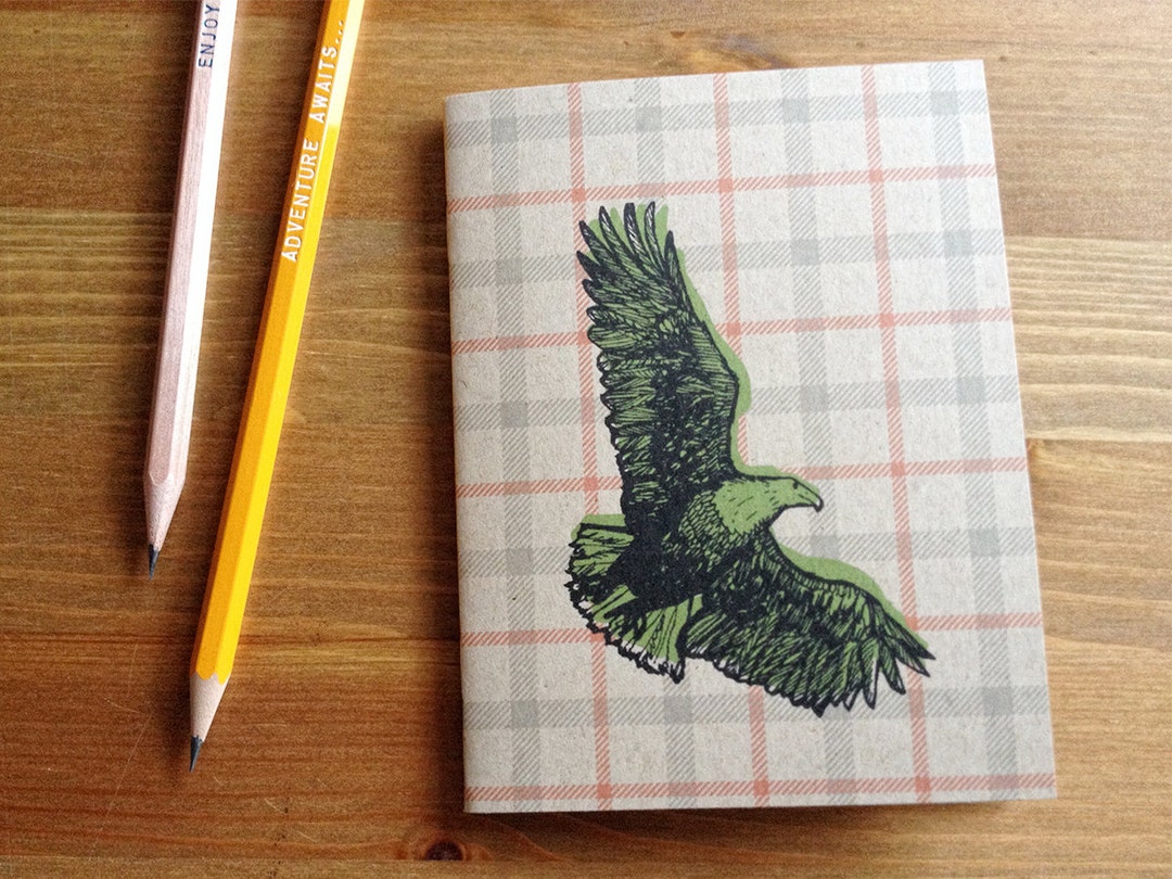 Eagle Pocket Notebook, Sketchbook, Personalized Journal, Fathers Day ...