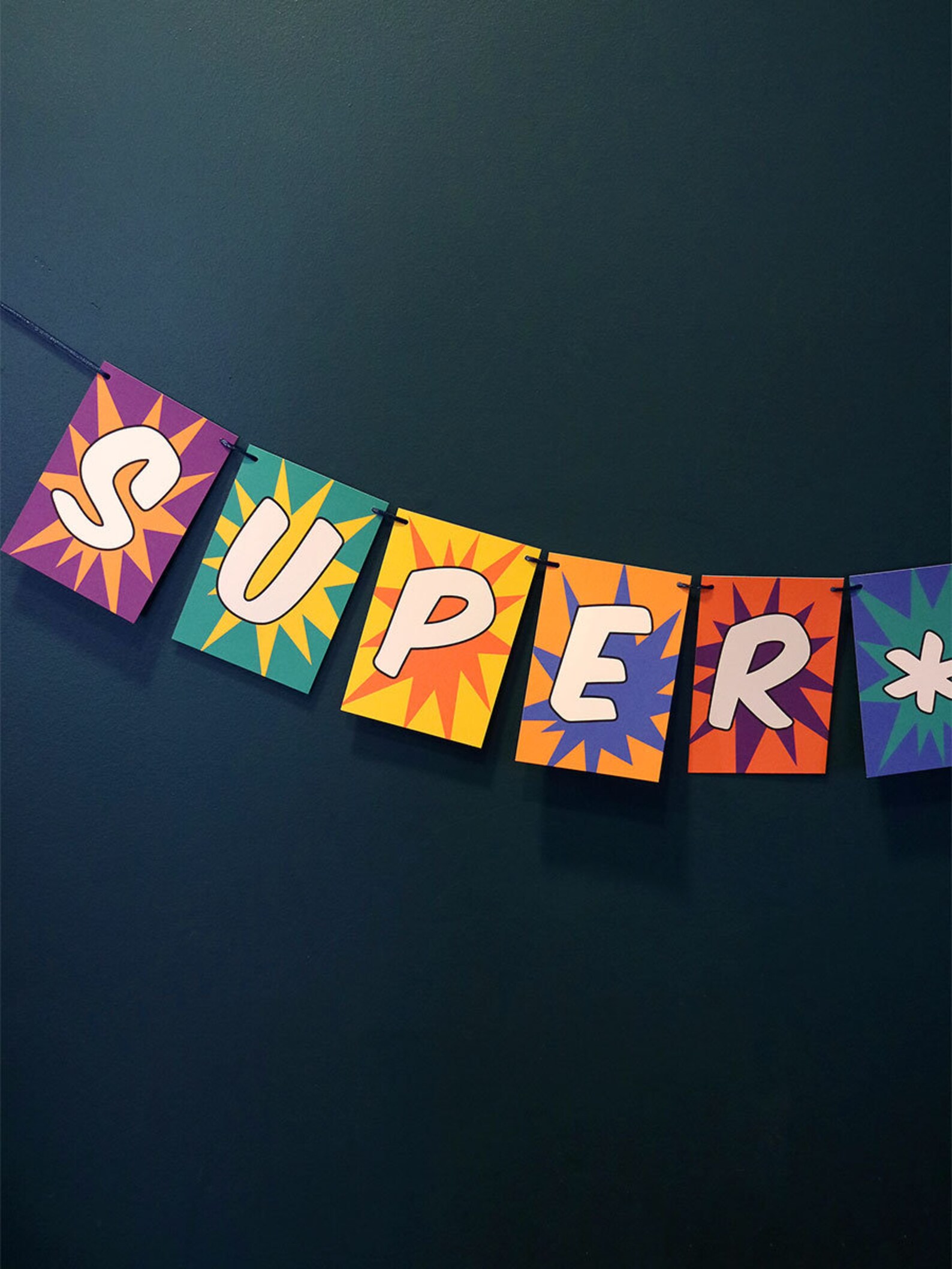 Superhero Birthday Banner Superhero Garland Superhero Party - Etsy