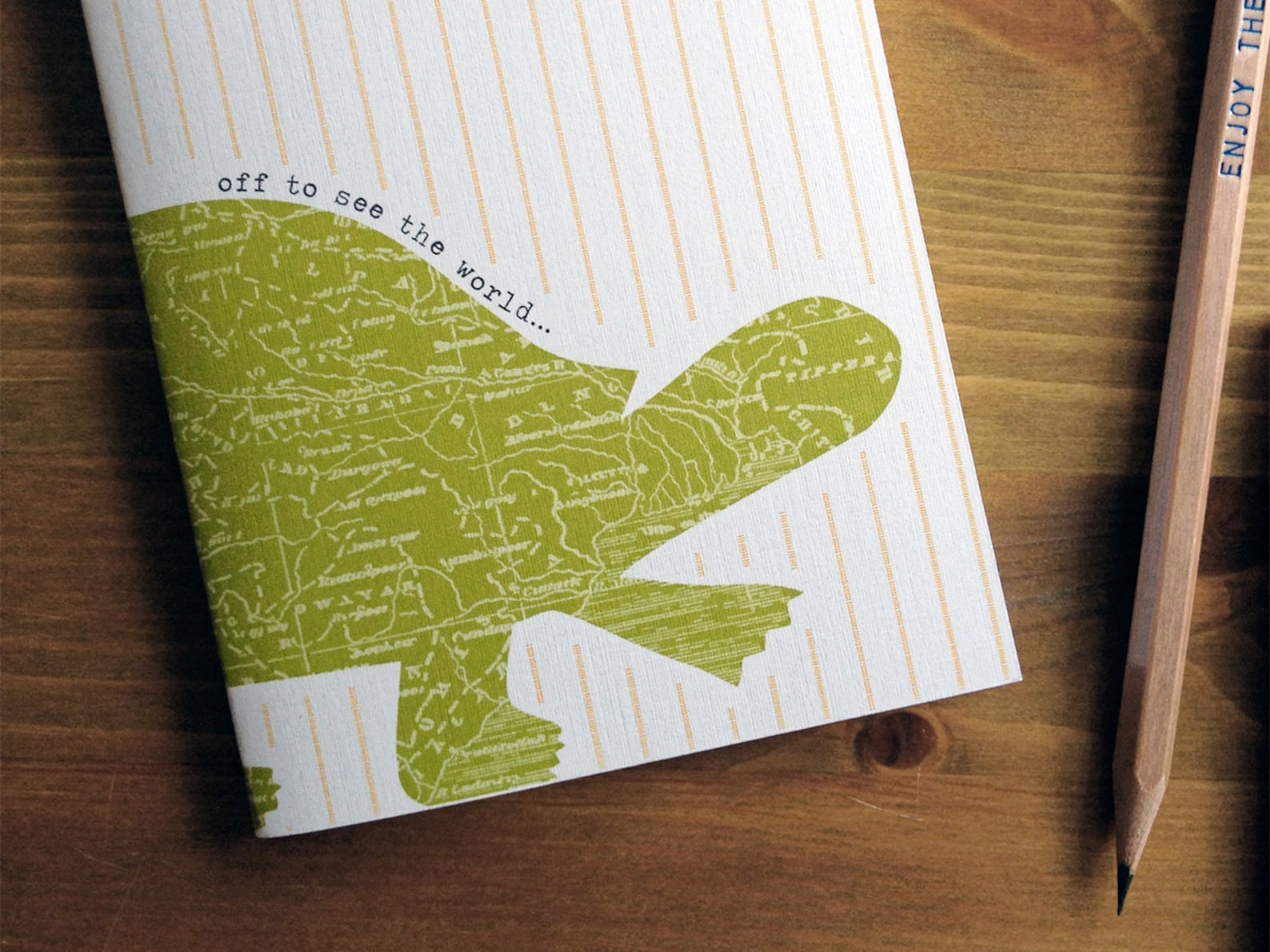 Tortuga Travel the World Notebook Recycled Pocket Journal - Etsy