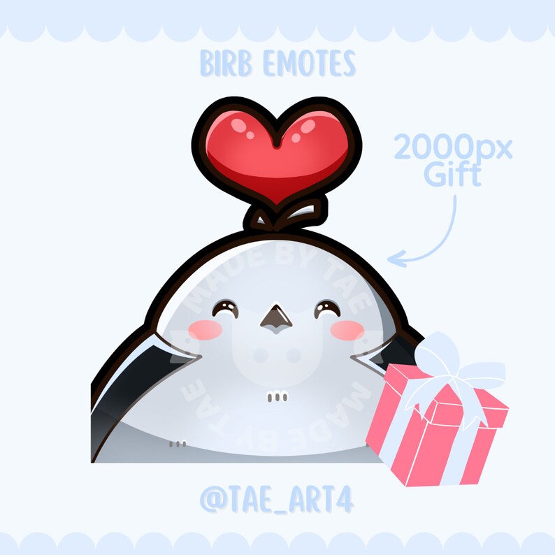 Birb Emotes Pack / Twitch / 9 Emotes and 1 Free Large Version of the ...