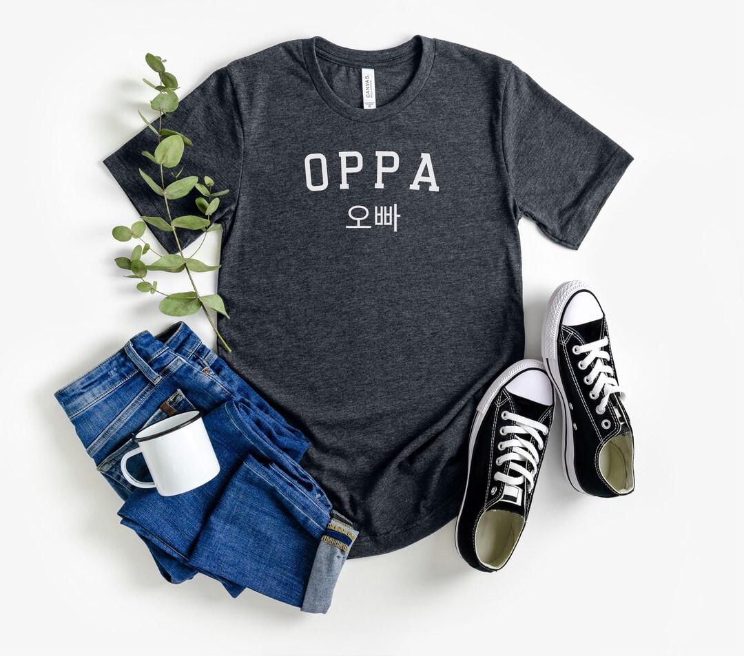 Oppa Shirt, K Drama Shirt, Oppa, Korea Fashion, Hangul T Shirt, Korea ...