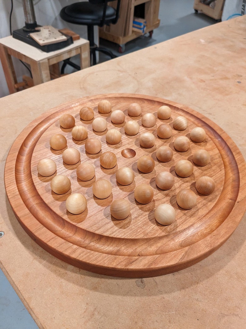 Marble Solitaire Game - Etsy