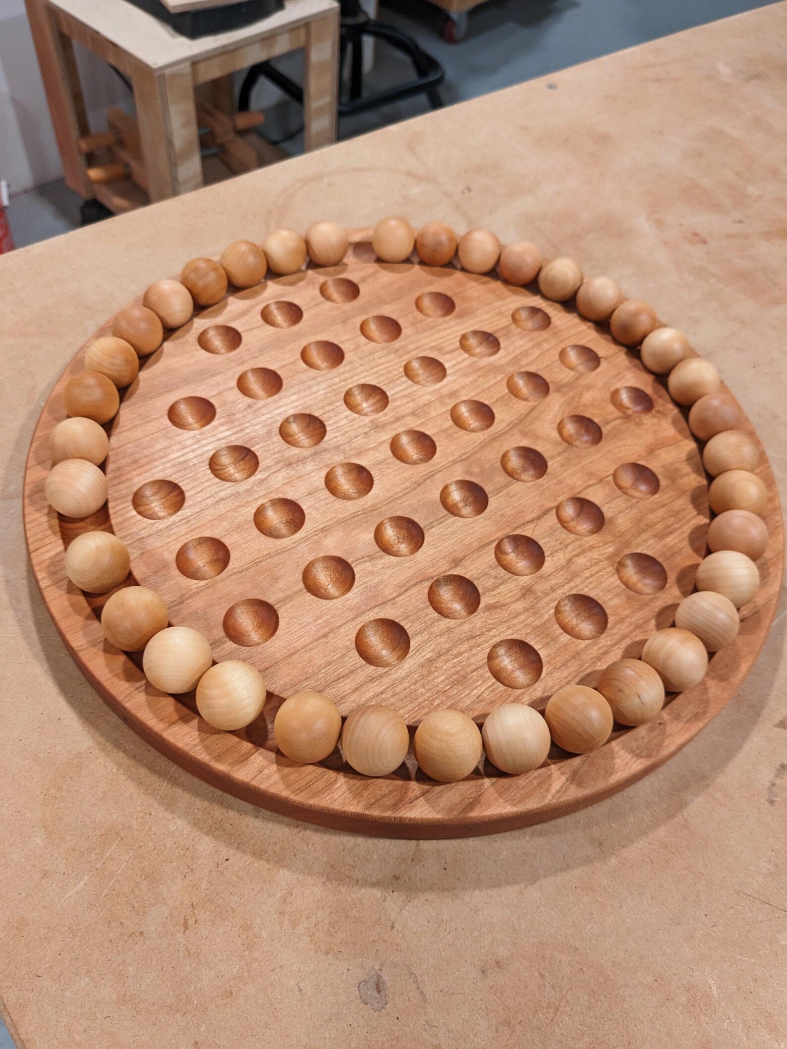 Marble Solitaire Game - Etsy