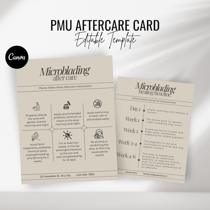 Microblading Aftercare - Etsy