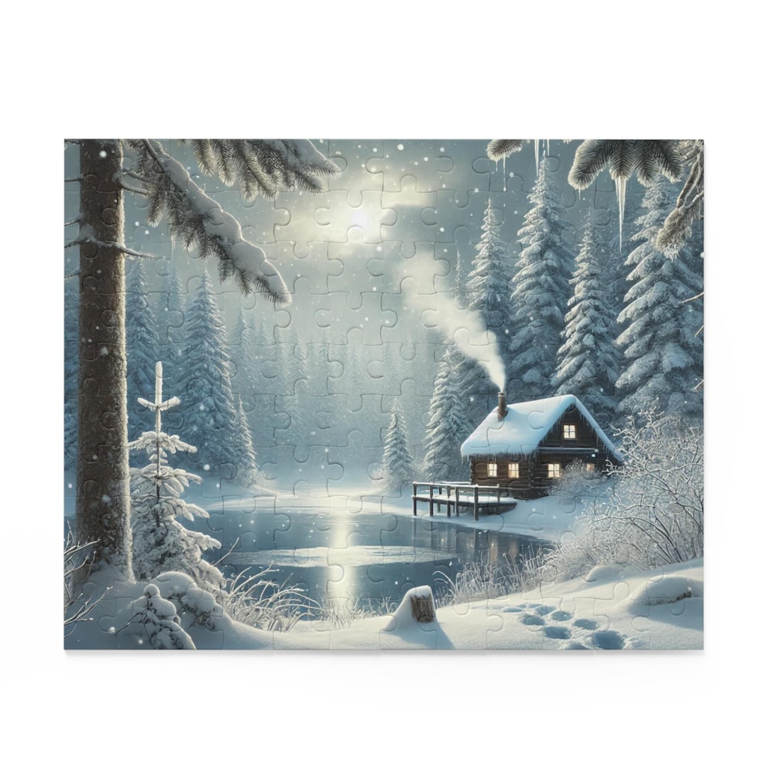 Winter Wonderland Puzzle 120, 252, 500-piece - Etsy