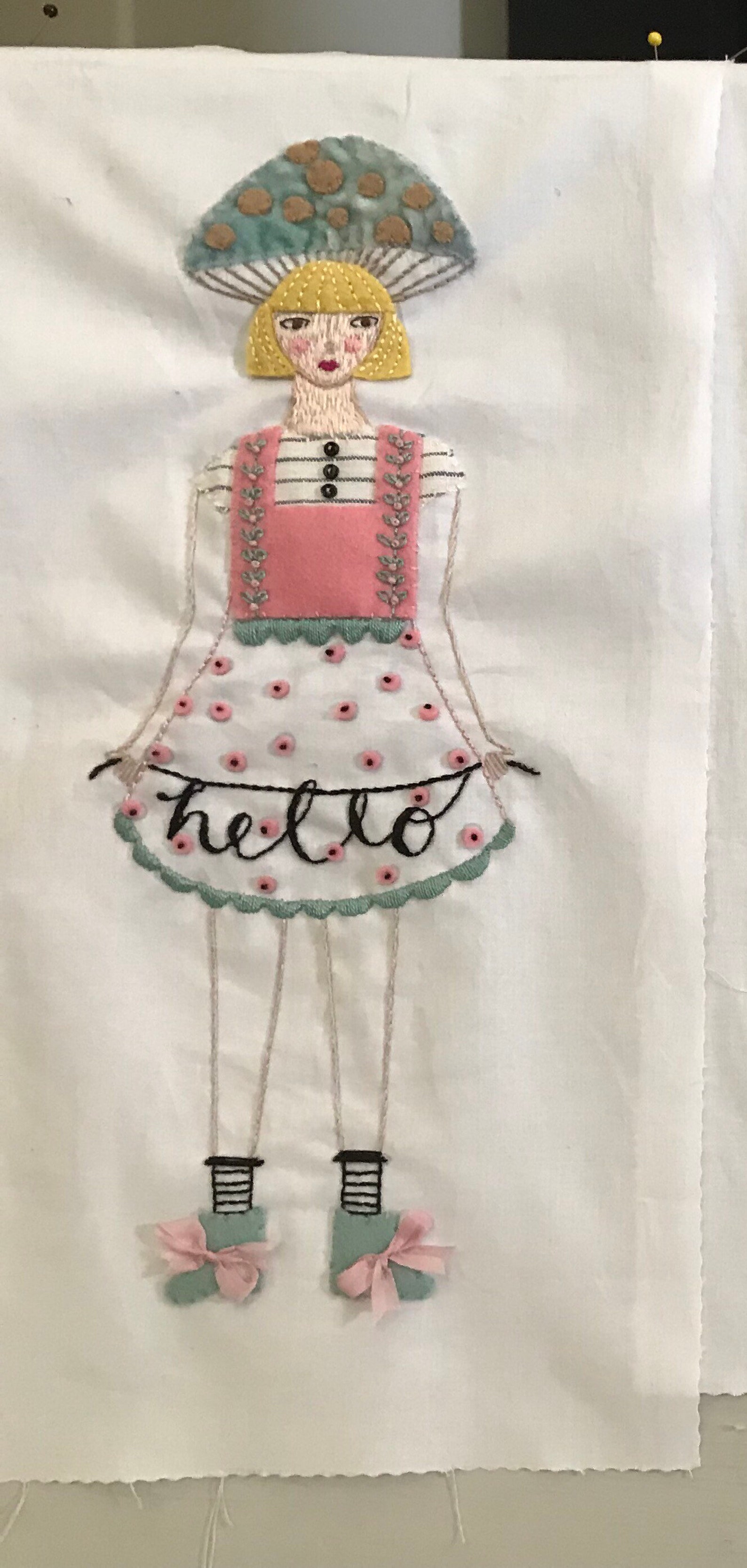 MIMI Doll Embroidery Pattern | Etsy