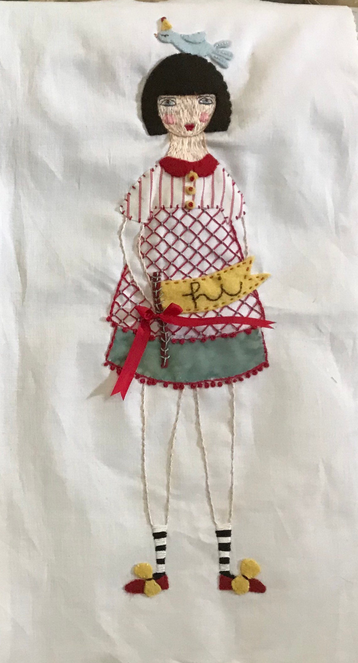 JANE Doll Embroidery Pattern - Etsy
