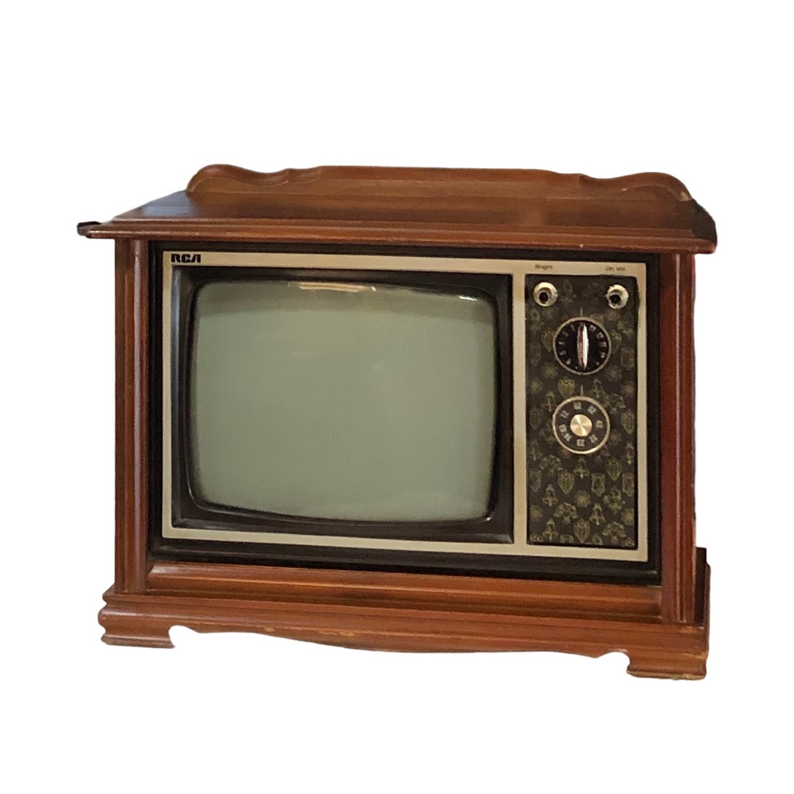 RCA Miniature Cabinet Television Woodgrain 100L 9 Ca. 1968 VINTAGE RARE ...