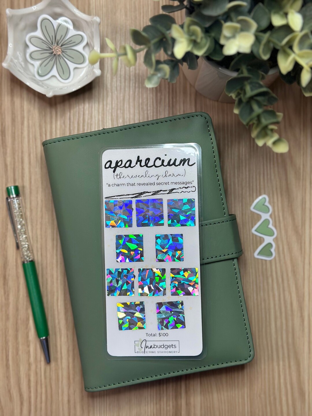 Scratch & Save Challenge Savings Challenge Harry Potter Themed Spells ...