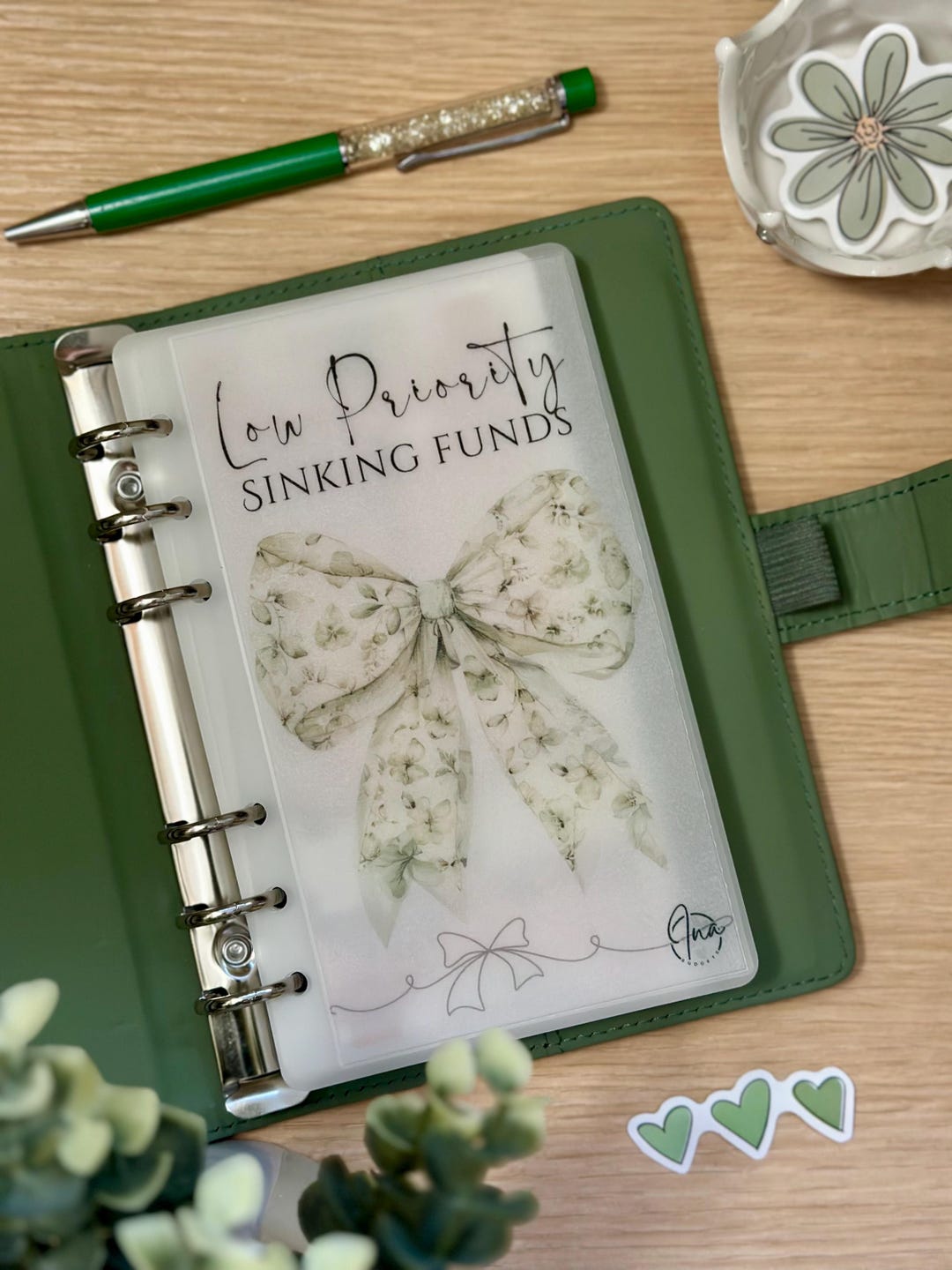 Sinking Funds Dashboard for A6/personal Cash Binder | Bow Design ...