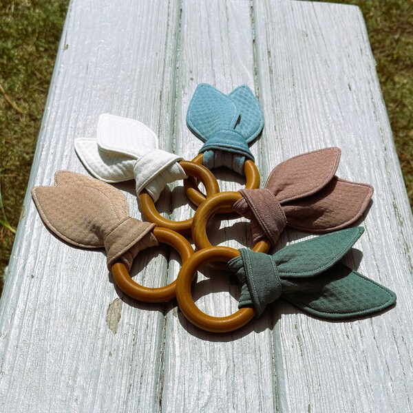 Wooden Teether Ring - Etsy