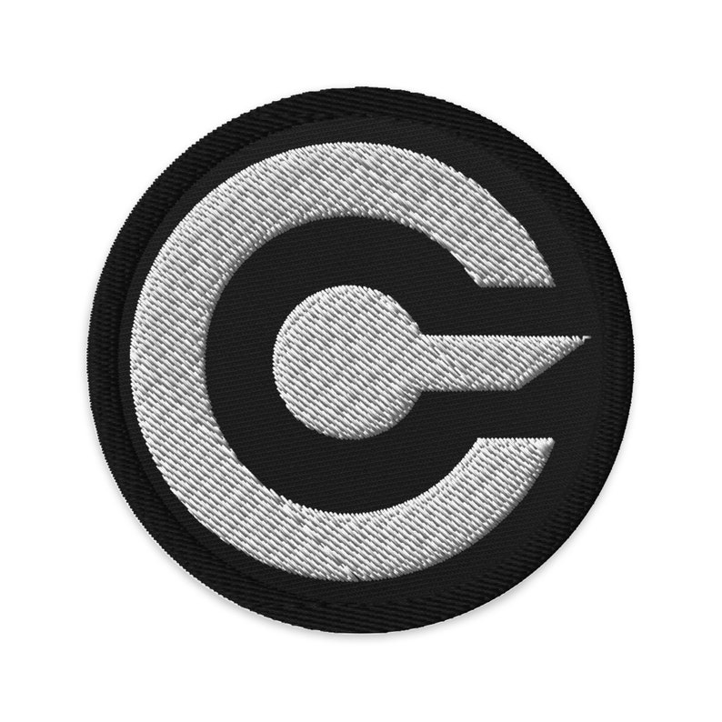 Cryptocurrency Symbol Digital Asset Embroidered Applique Iron on Patch ...