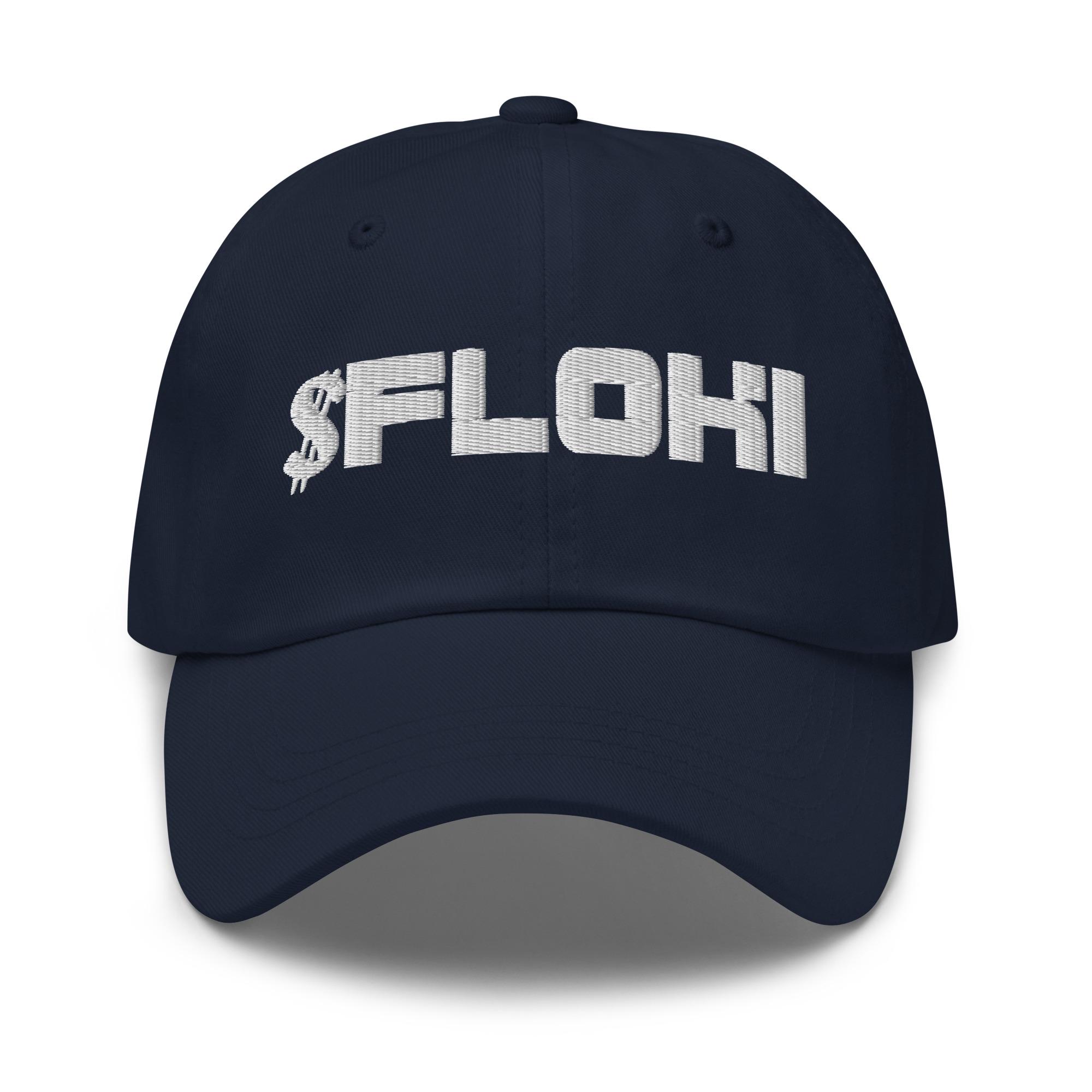 Ticker FLOKI Floki Inu Meme Coin Cryptocurrency Embroidered Baseball ...