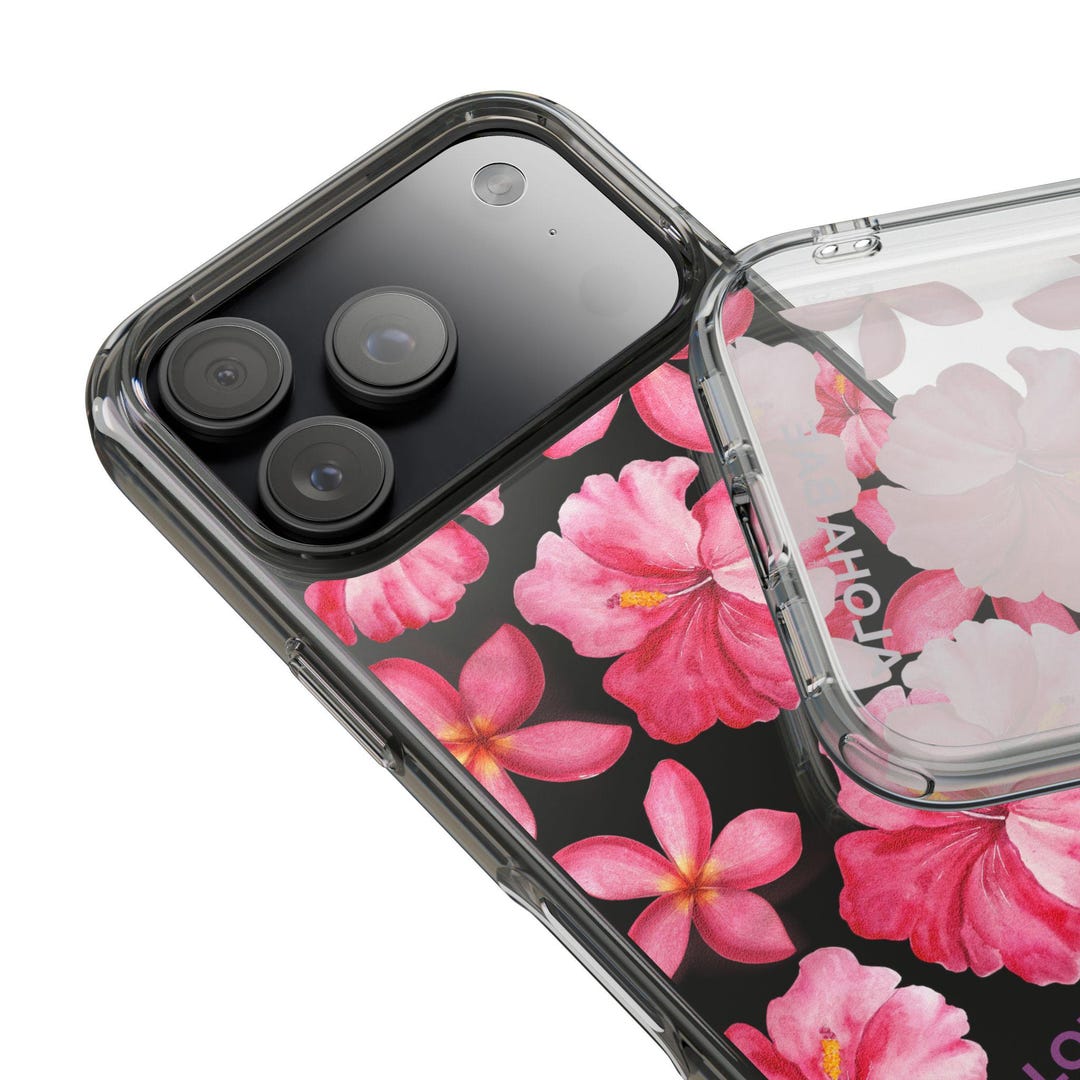 IPhone 17 Clear Case, Plumeria Hibiscus Rose by Aloha Bae for New Apple ...