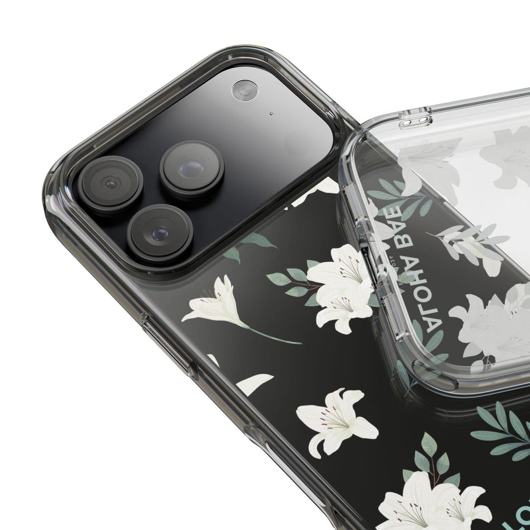 IPhone 17 Clear Case, White Lilies by Aloha Bae for New Apple iPhone 17 ...