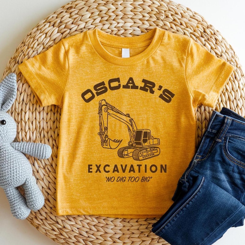 Custom Excavator Shirt - Etsy