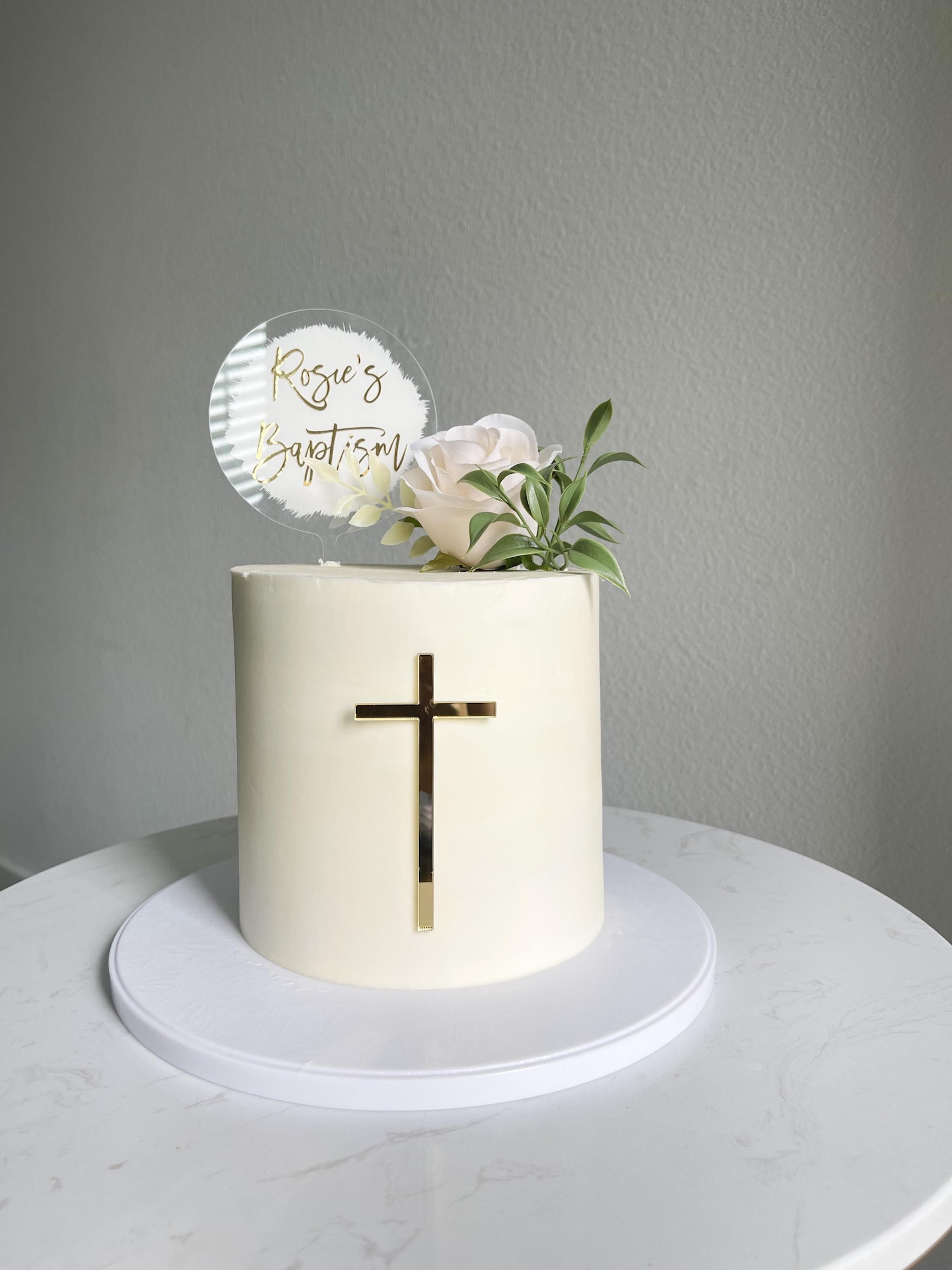 Personalized Cake Topper, Acrylic Cross, Acrylic Cross Cake Topper ...