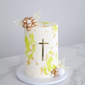 Personalized Cake Topper, Acrylic Cross, Acrylic Cross Cake Topper ...