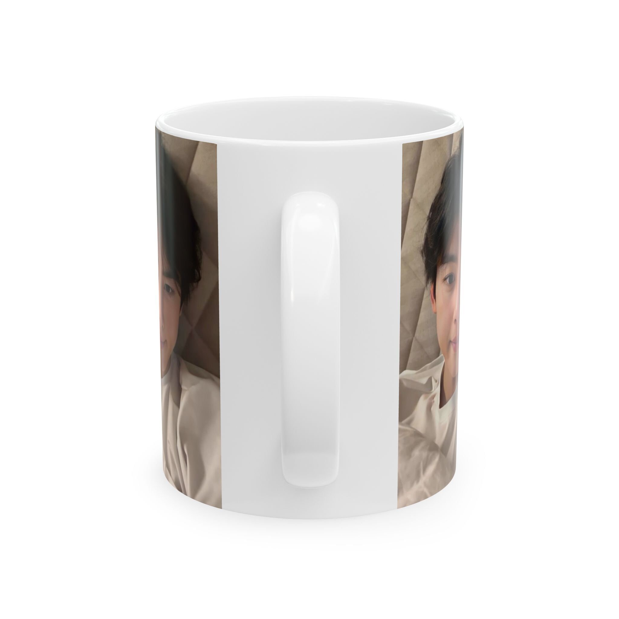 Cha Eun Woo Ceramic Mug, Korean Mug Gift, Birthday Gift, White Mug ...