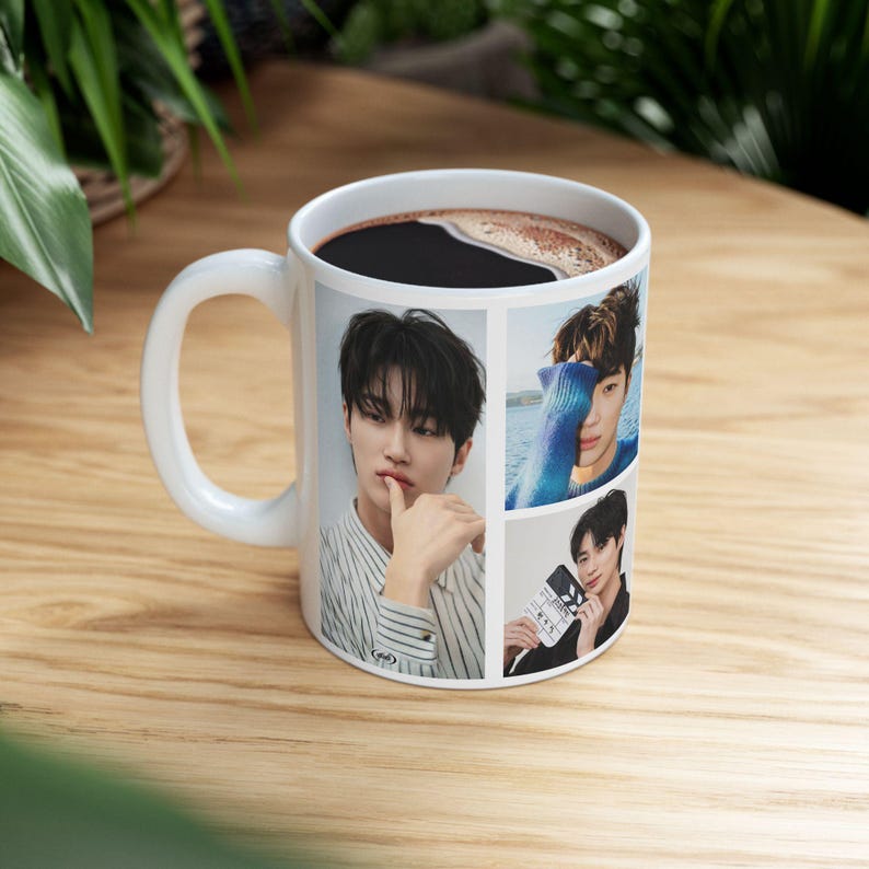 Byeon Woo Seok Ceramic Mug 11oz, Perfect Gift for Kdrama Fans, Korean Mug Gift, White Mug, 11oz ...