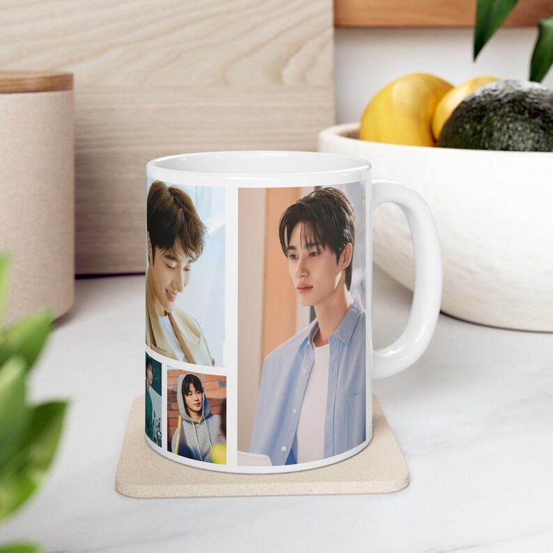 Byeon Woo Seok Ceramic Mug 11oz, Perfect Gift for Kdrama Fans, Korean Mug Gift, White Mug, 11oz ...