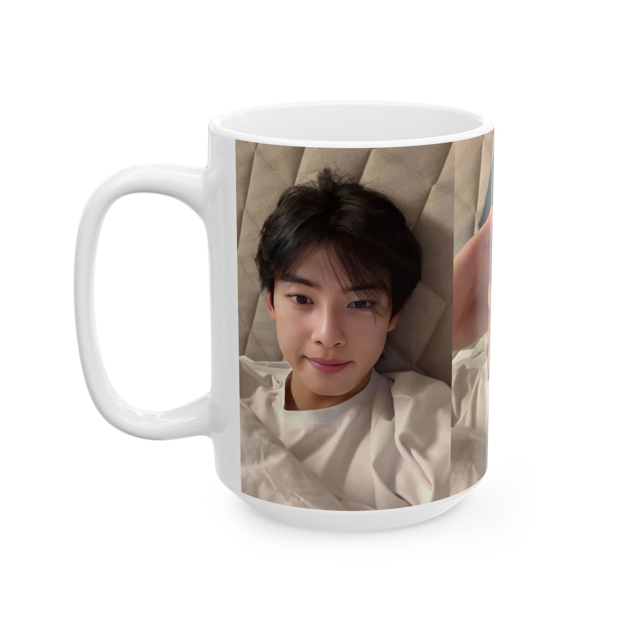 Cha Eun Woo Ceramic Mug, Korean Mug Gift, Birthday Gift, White Mug ...