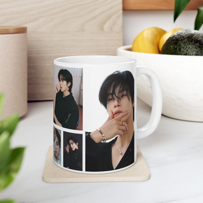 Cha Eun Woo Ceramic Mug, Korean Mug Gift, Birthday Gift, White Mug, 11oz, Custom Mug, Kdrama ...