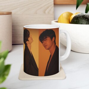 Byeon Woo Seok Ceramic Mug 11oz, Perfect Gift for Kdrama Fans, Korean Mug Gift, White Mug, 11oz ...