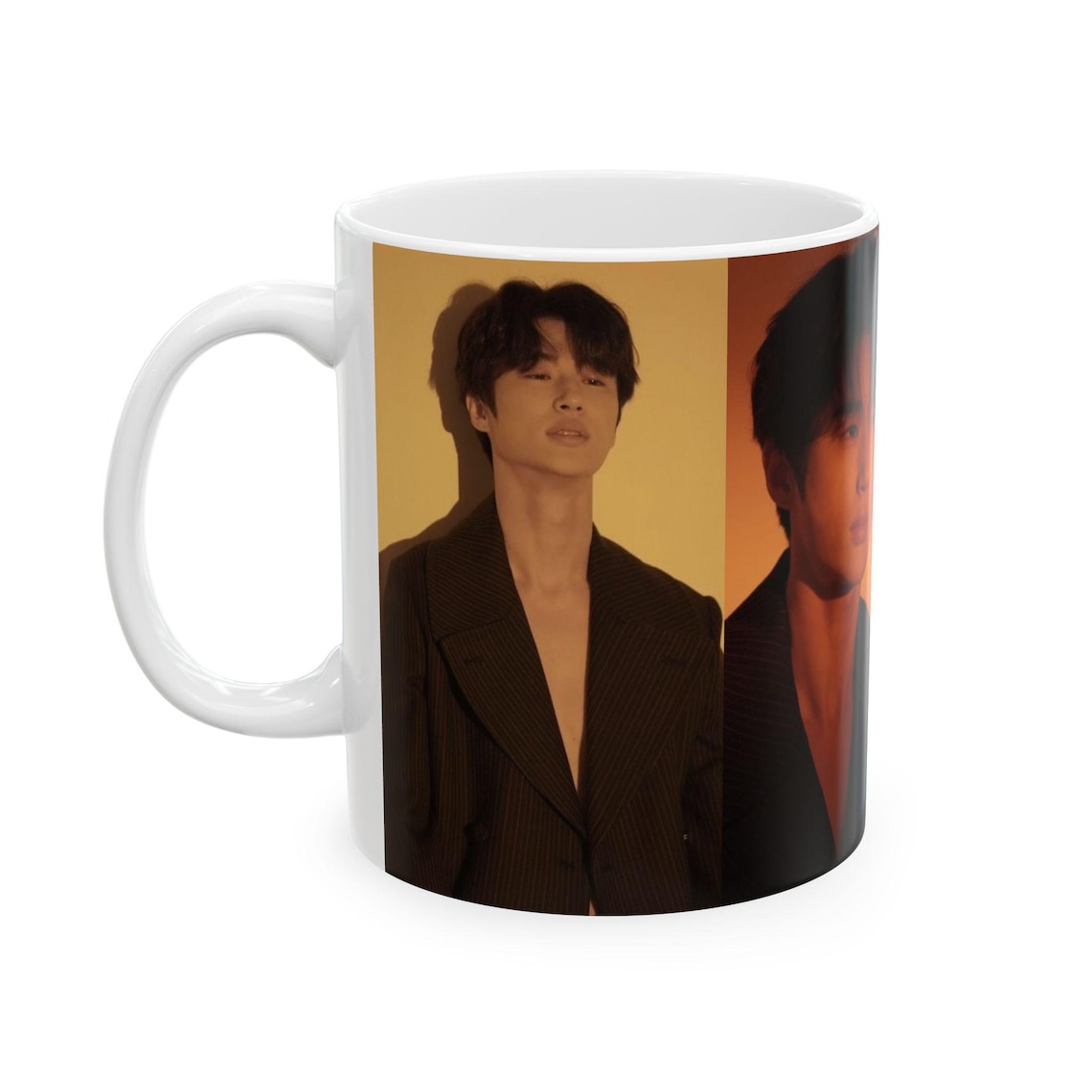 Byeon Woo Seok Ceramic Mug 11oz, Perfect Gift for Kdrama Fans, Korean Mug Gift, White Mug, 11oz ...