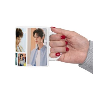 Byeon Woo Seok Ceramic Mug 11oz, Perfect Gift for Kdrama Fans, Korean Mug Gift, White Mug, 11oz ...
