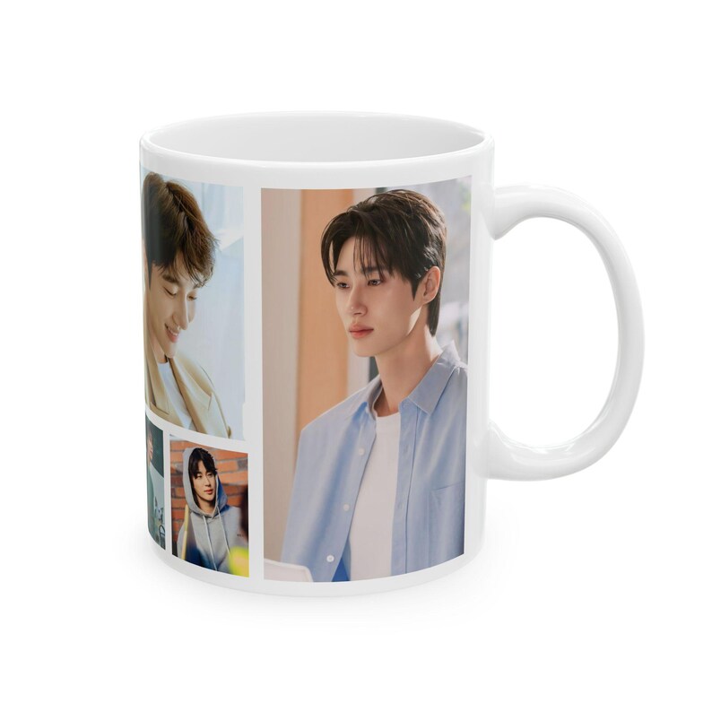 Byeon Woo Seok Ceramic Mug 11oz, Perfect Gift for Kdrama Fans, Korean Mug Gift, White Mug, 11oz ...