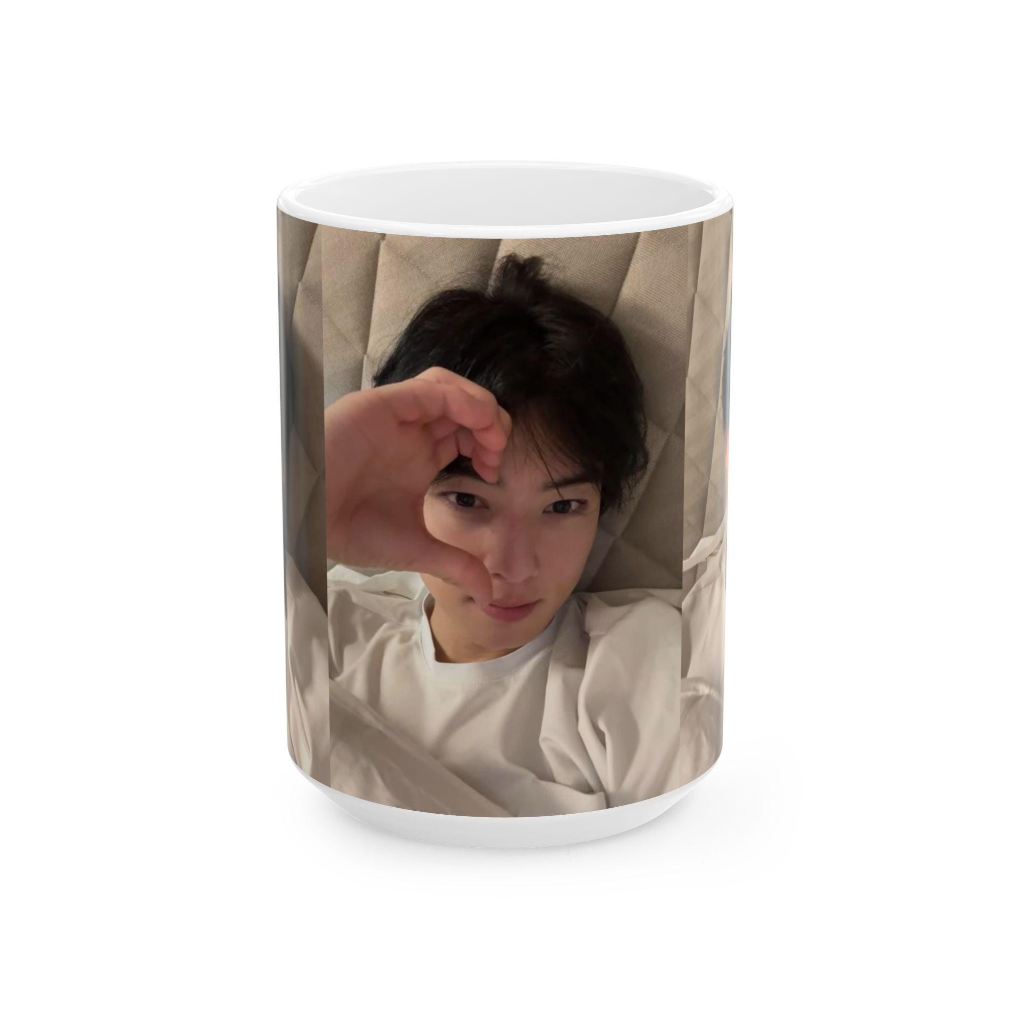 Cha Eun Woo Ceramic Mug, Korean Mug Gift, Birthday Gift, White Mug ...