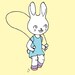 SALE! Skipping Bunny Rabbit Embroidery Pattern PDF - Simple and Easy ...