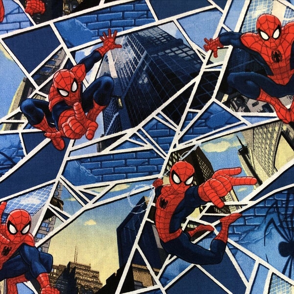 Spiderman Fabric Panel - Etsy