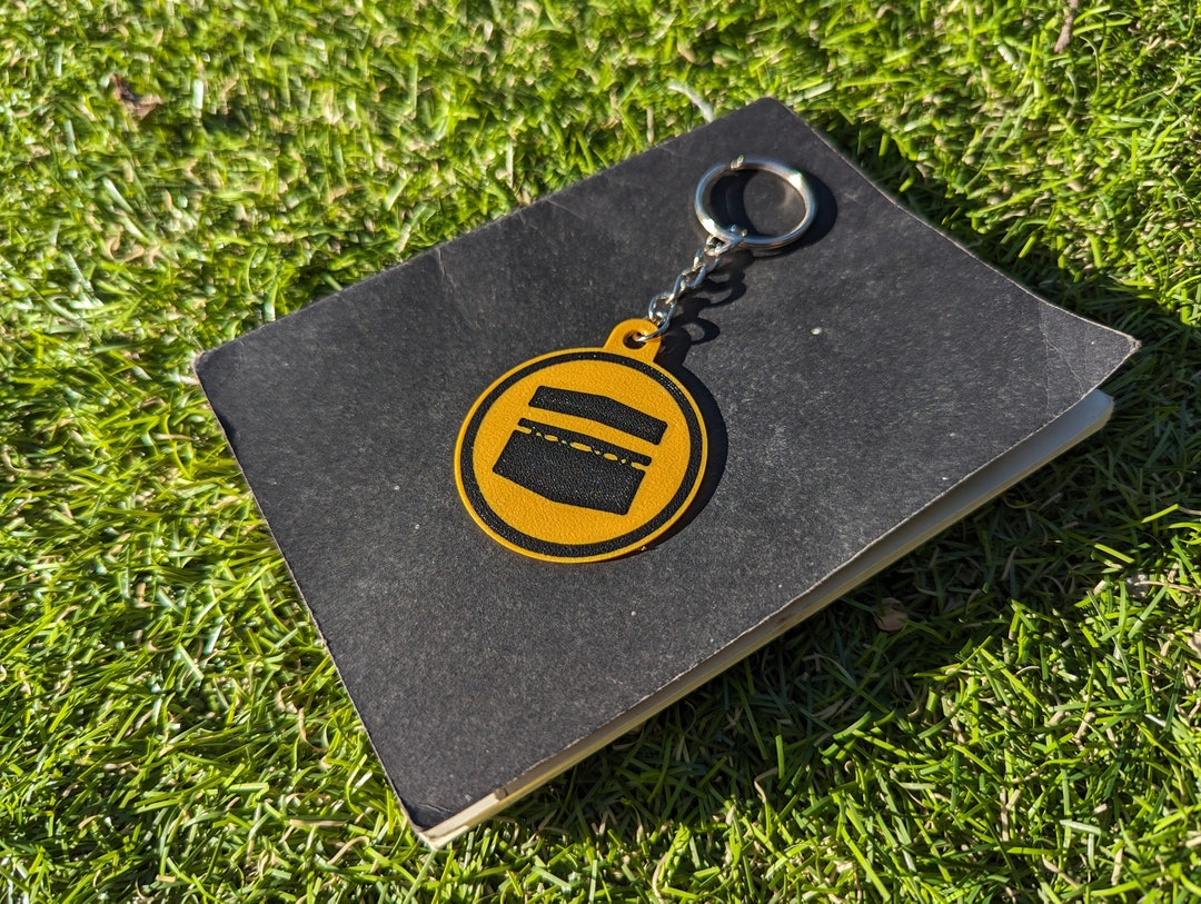 Kaaba Keychain Round Hajj PLA 3D Print Islam White - Etsy