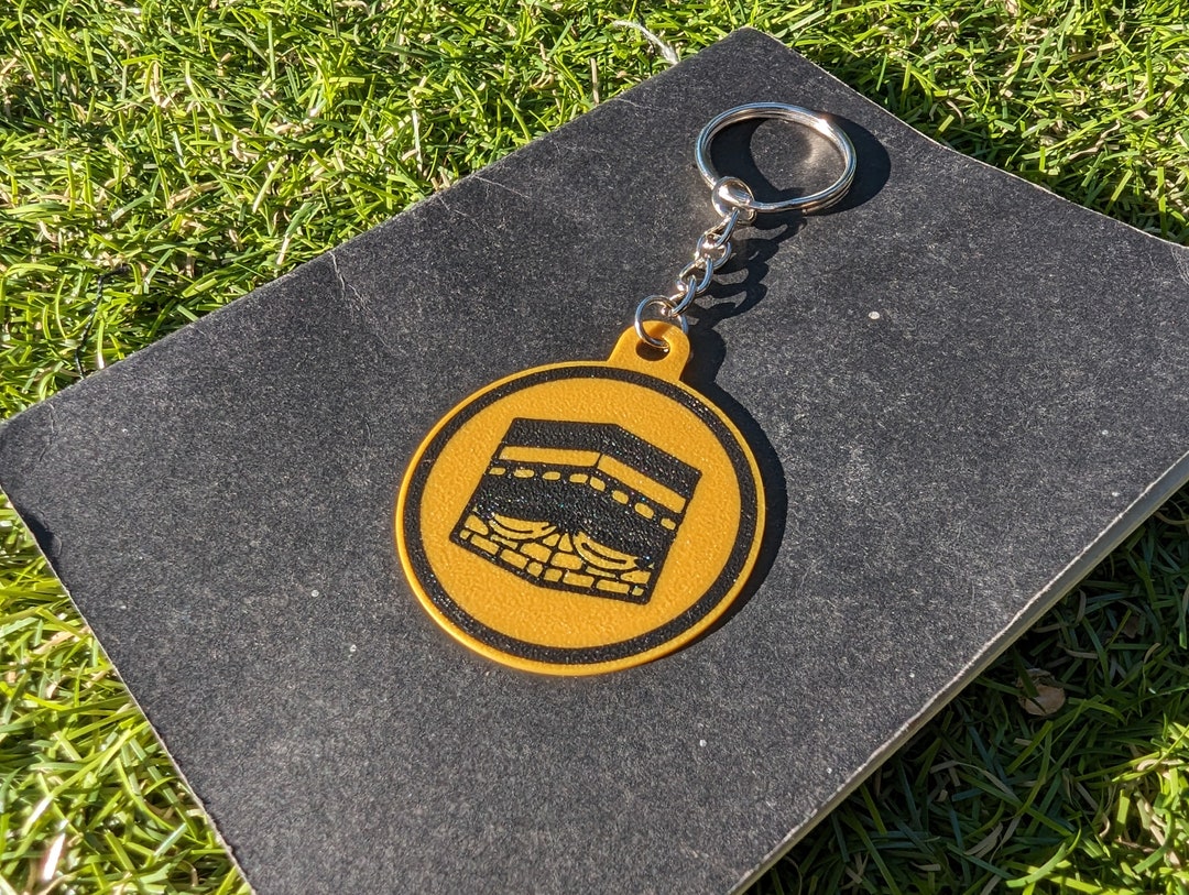Kaaba Keychain Round Hajj PLA 3D Print Islam Detailed - Etsy