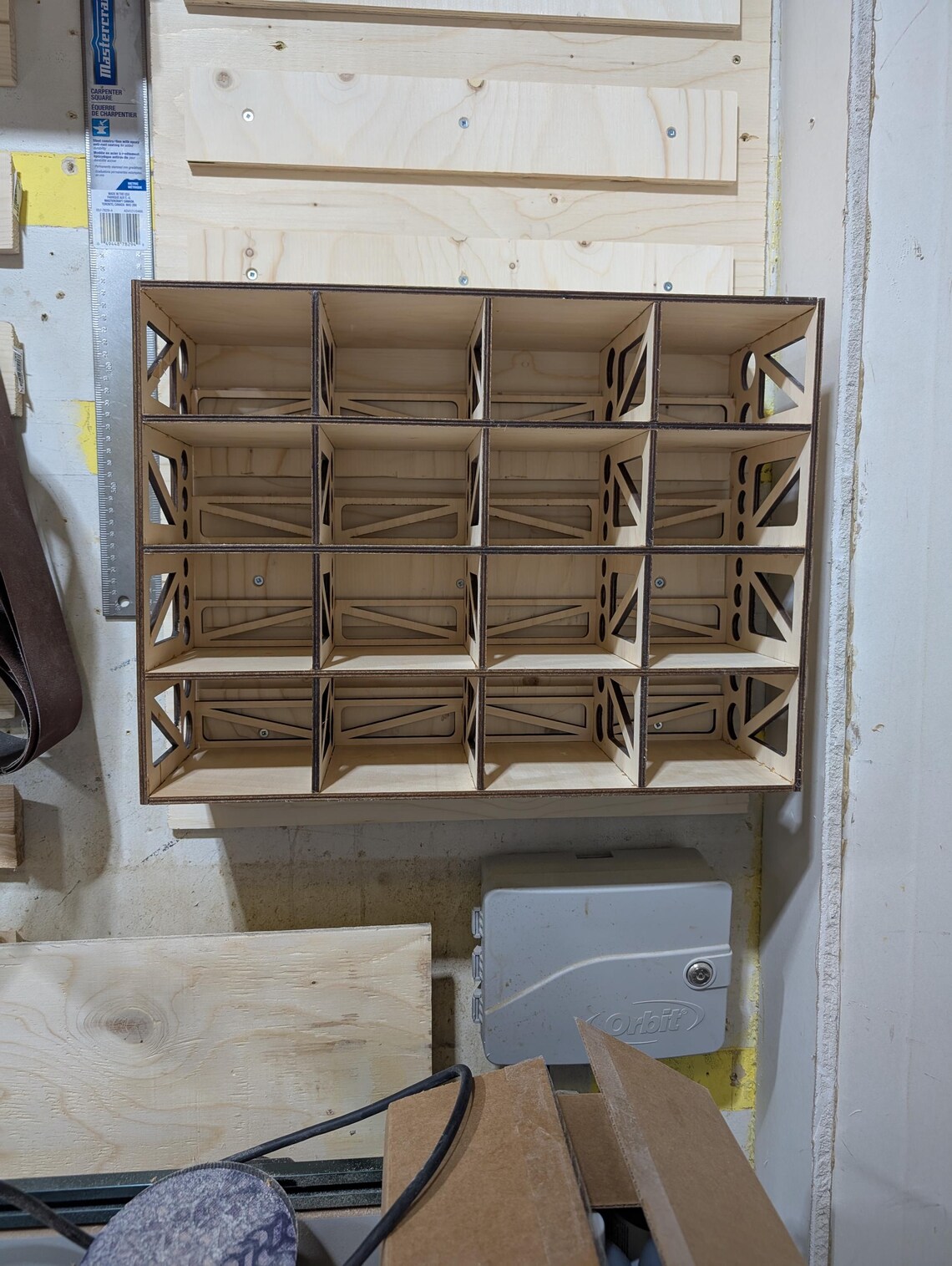 Laser Cut Bin Rack Plans Svg, Dxf, Ai Files for Tool Storage, French ...