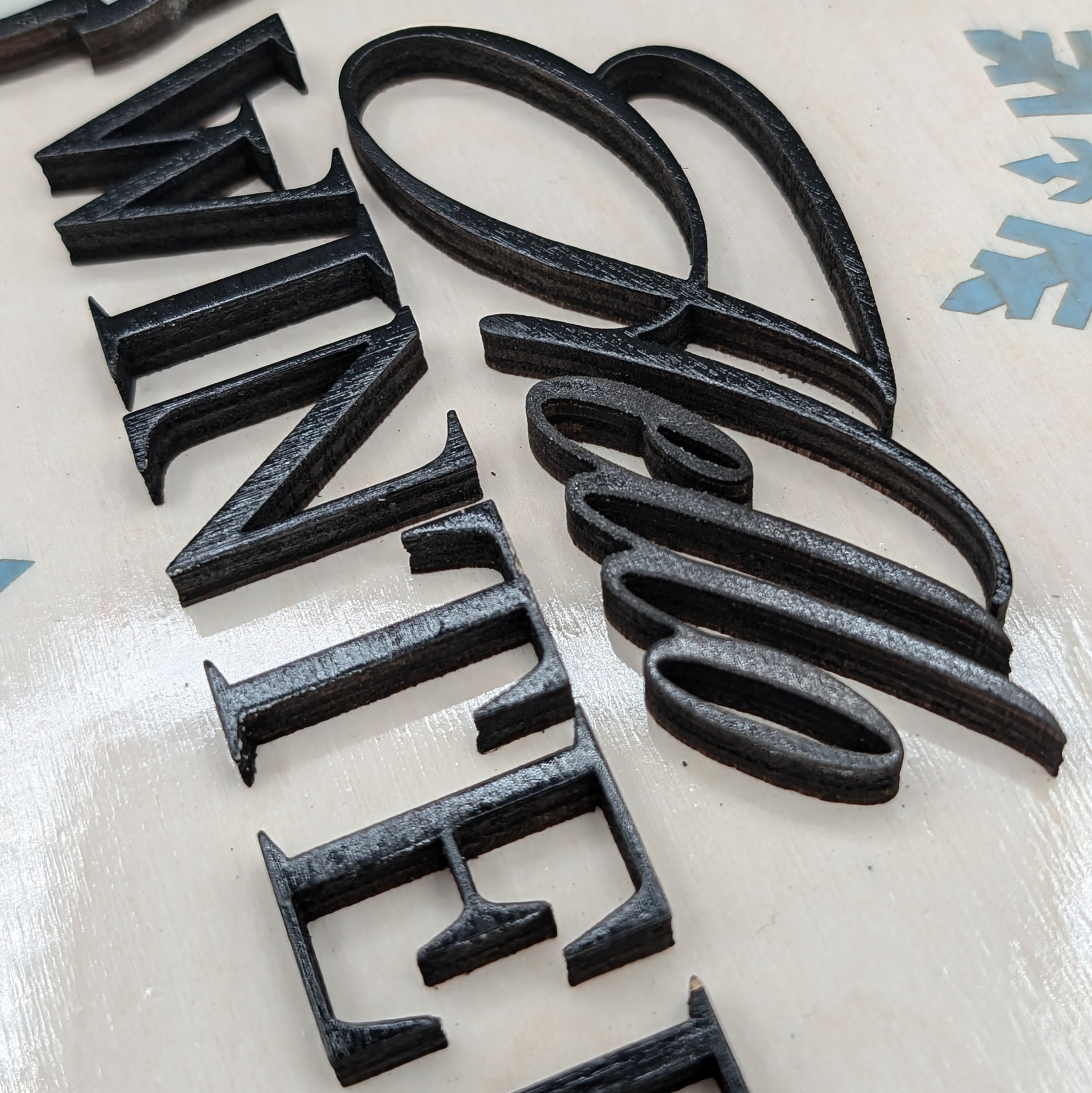Hello Winter Wooden Door Sign – Rustic Home Decor, Outdoor Porch Sign ...